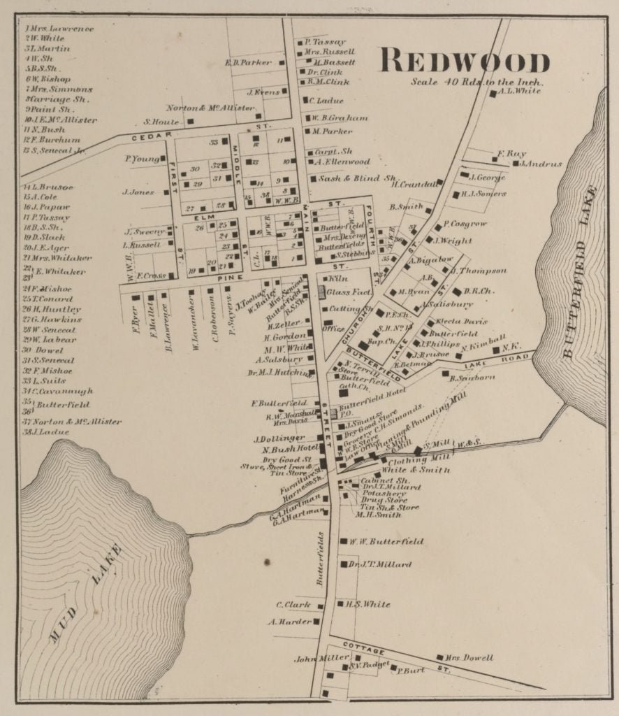 History of Redwood Village, New York — New York Genealogy